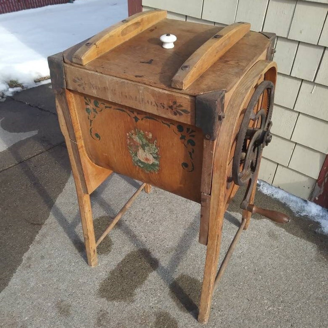 Vintage Butter Churn - "the Bent Wood Churn" - M. Brown & Co ...