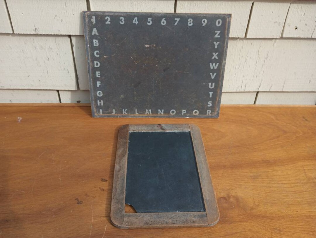 Two Small Vintage Blackboards - Etsy