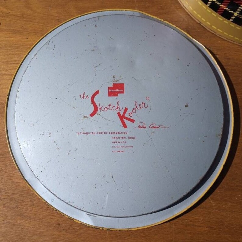 Vintage Round 4 Gallon Cooler the Skotch Cooler - Etsy