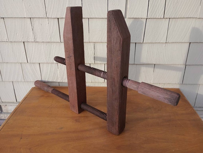 Vintage Wooden Handscrew Clamp - Huge - 20 Inches - Refinished - Etsy