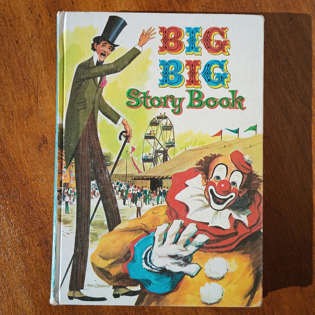 Vintage Children's Storybook - "big Big Story Book" - Whitman, 1955 - Etsy