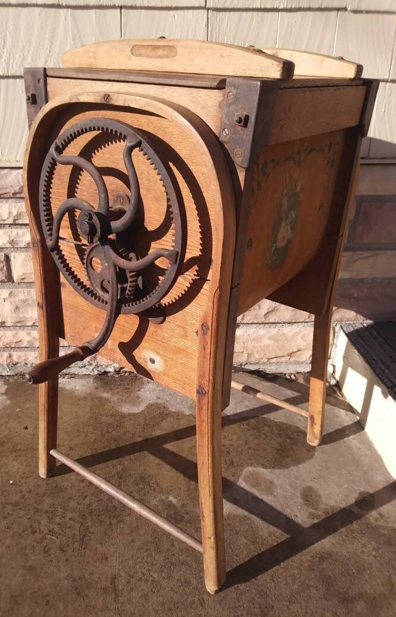 Vintage Butter Churn - "the Bent Wood Churn" - M. Brown & Co ...