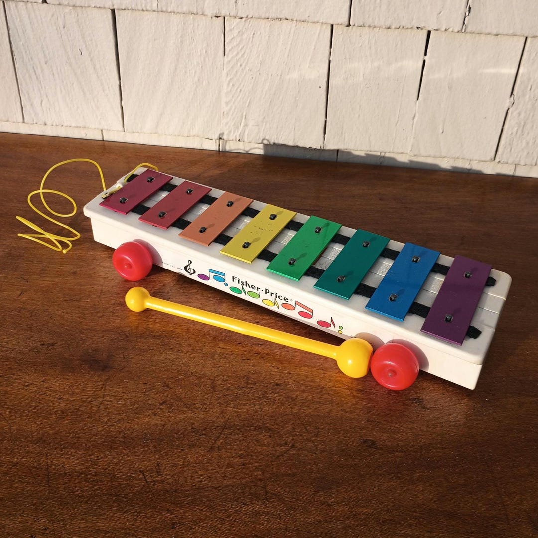 Vintage Fisher-price 8-note Xylophone - Etsy