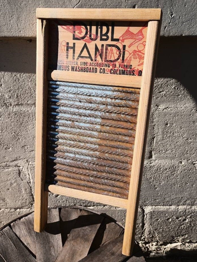 Vintage Small Washboard - Dubl Handi - Columbus Washboard Co., Columbus ...