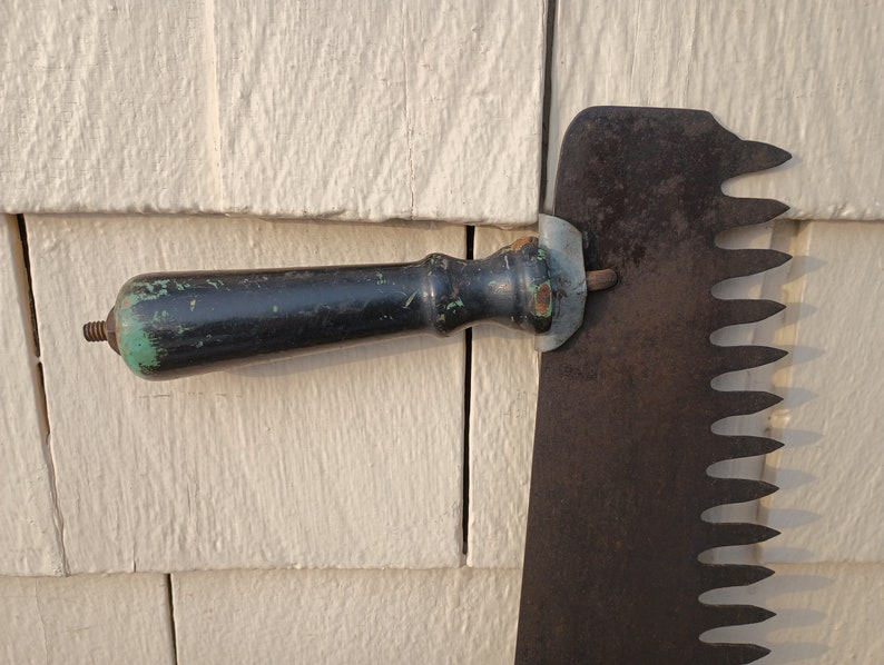 Vintage Two Handle Saw - Amazing Patina - Etsy