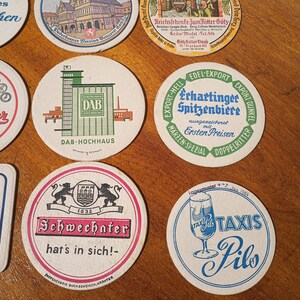 Group of 19 Vintage German Beer Coasters - Etsy