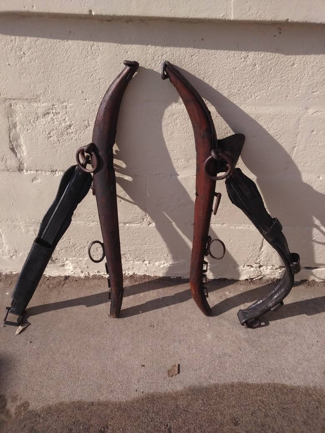 Vintage Horse Harness - Hames - Refinished - Etsy
