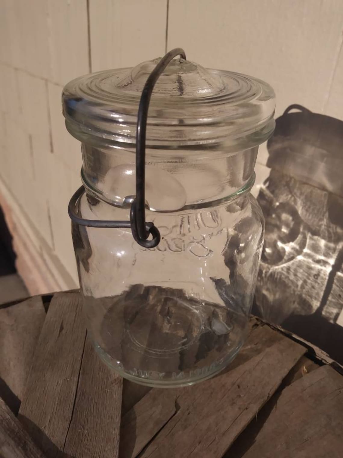 Petit pot Mason en verre transparent avec couvercle Joint | Etsy France