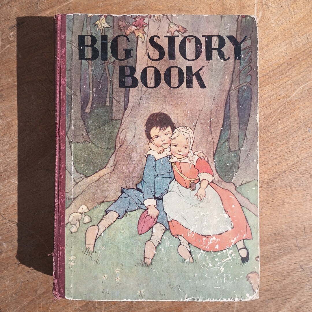 Vintage Children's Story Book - Big Story Book - Christmas Gift From 1933 - Etsy