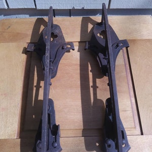 Vintage Pair of Clamp on Ice Skates - Winslow's National Club - Samuel ...