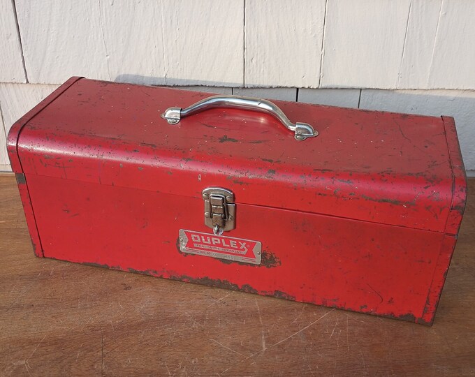 Vintage Red Tool Box - Duplex - Fort Smith, Arkansas - Etsy
