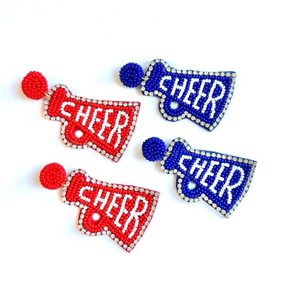 Cheerleader Earrings - Etsy