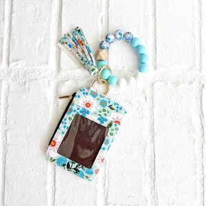 Floral Wristlet Keychain Wallet ID Holders, Wristlet ID Holders ...