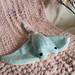 Handmade Sparkly Blue Pastel Kawaii Stingray Plush Toy - Etsy