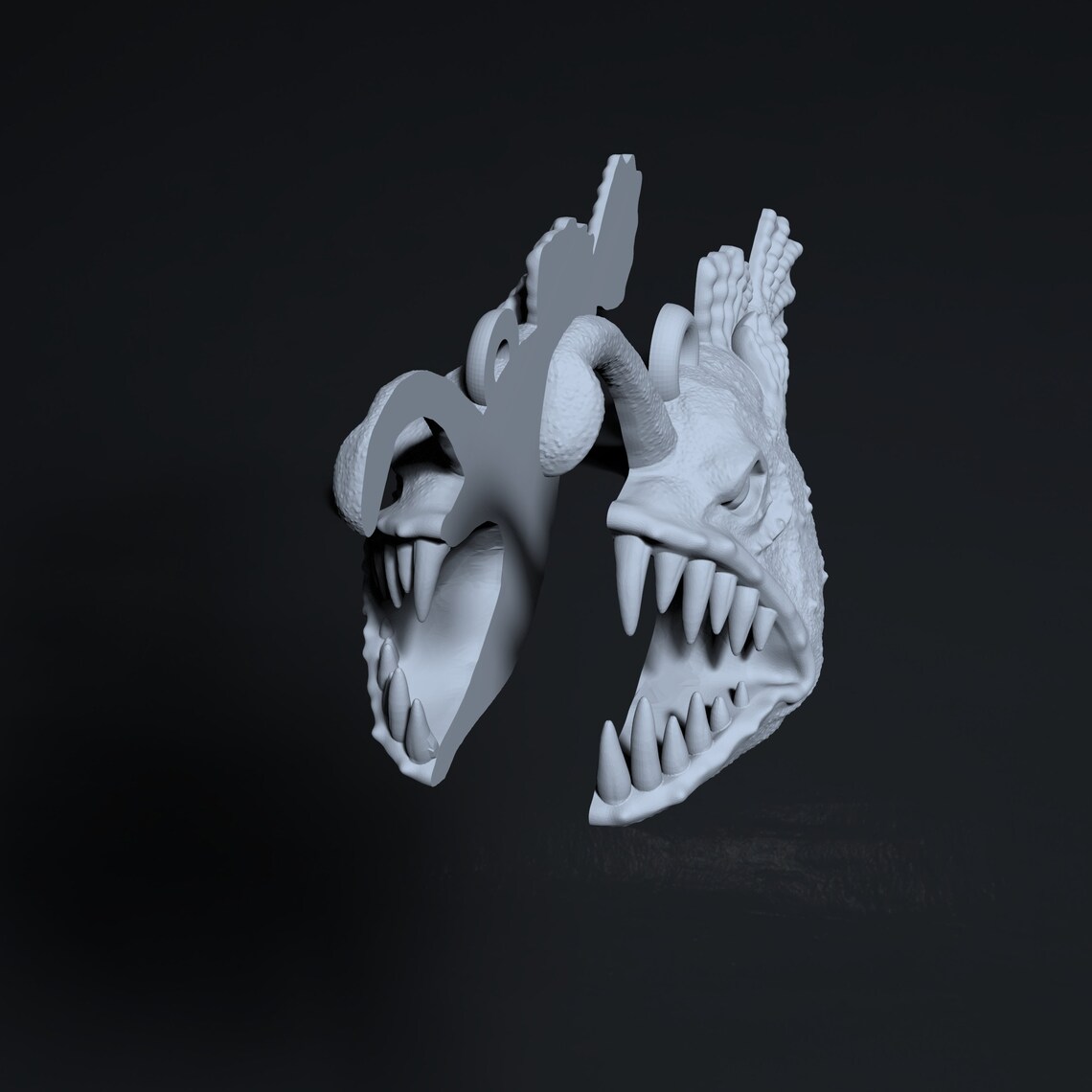 3dmodel STL CNC Angler Fish | Etsy