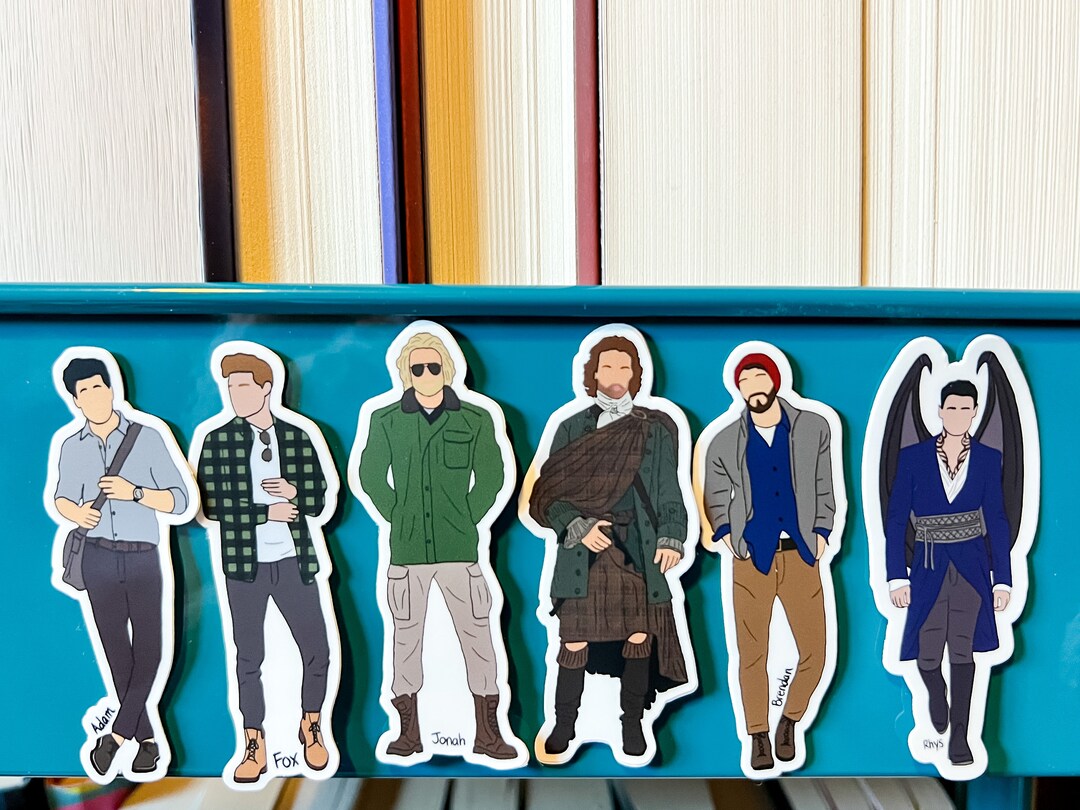 Book Boyfriend Stickers group 1 - Etsy