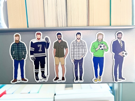 Book Boyfriend Stickers group 4 - Etsy