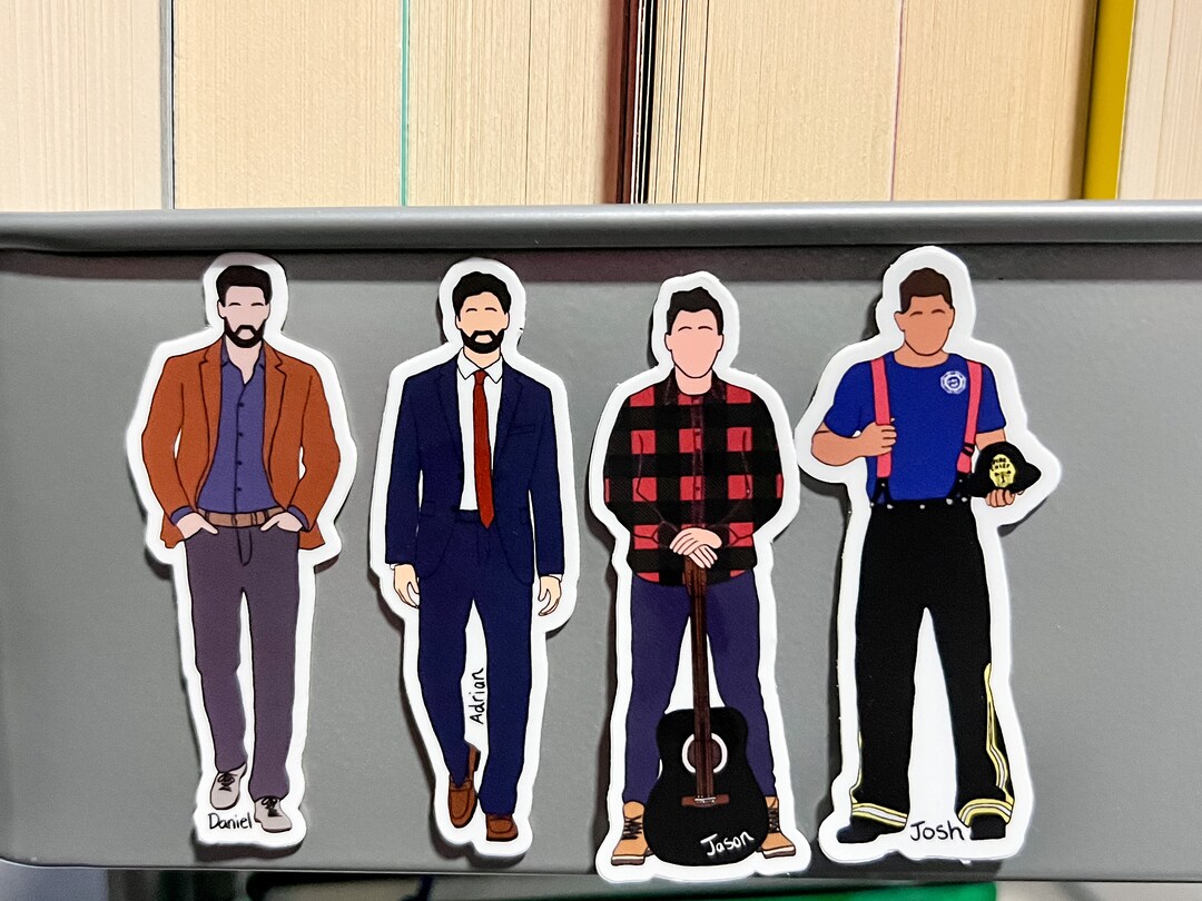 Book Boyfriend Stickers group 2 - Etsy