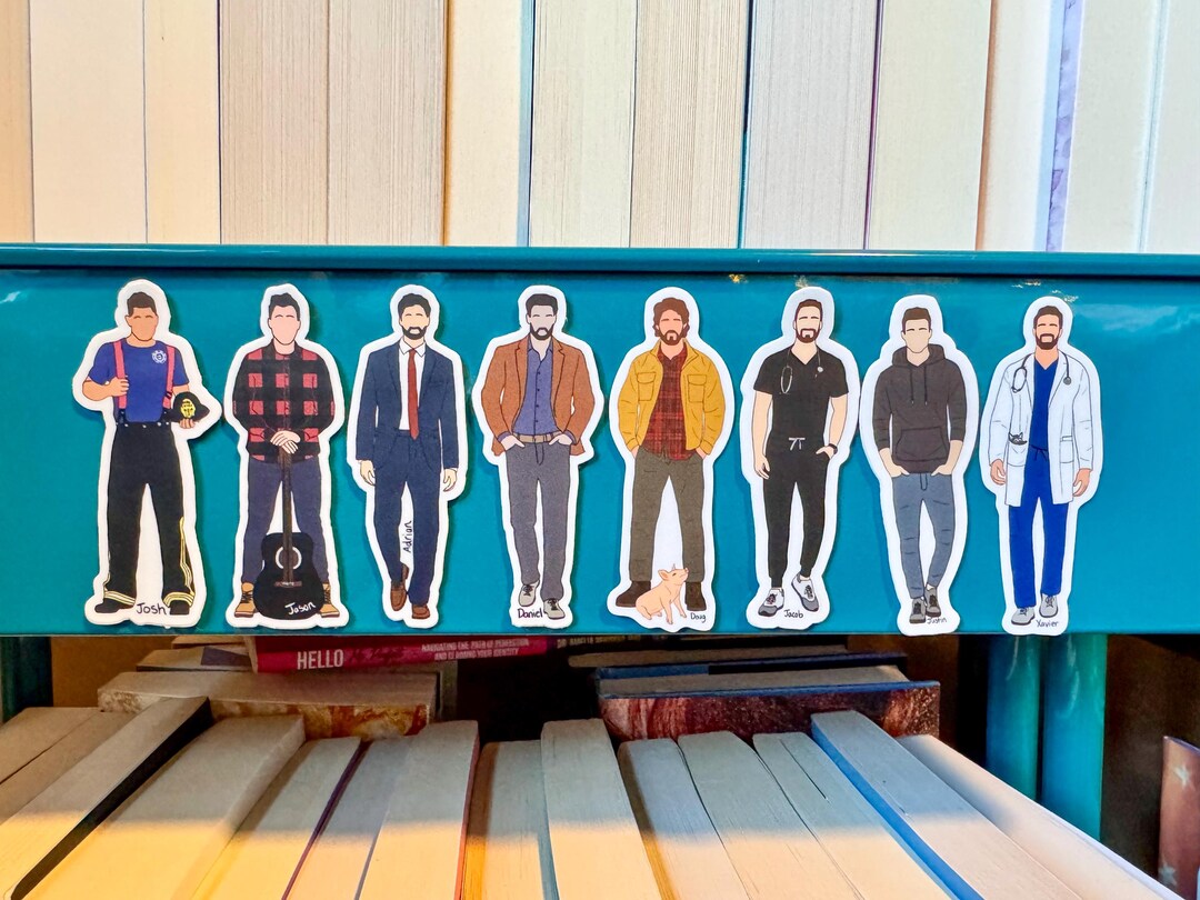 Book Boyfriend Stickers (group 2) - Etsy