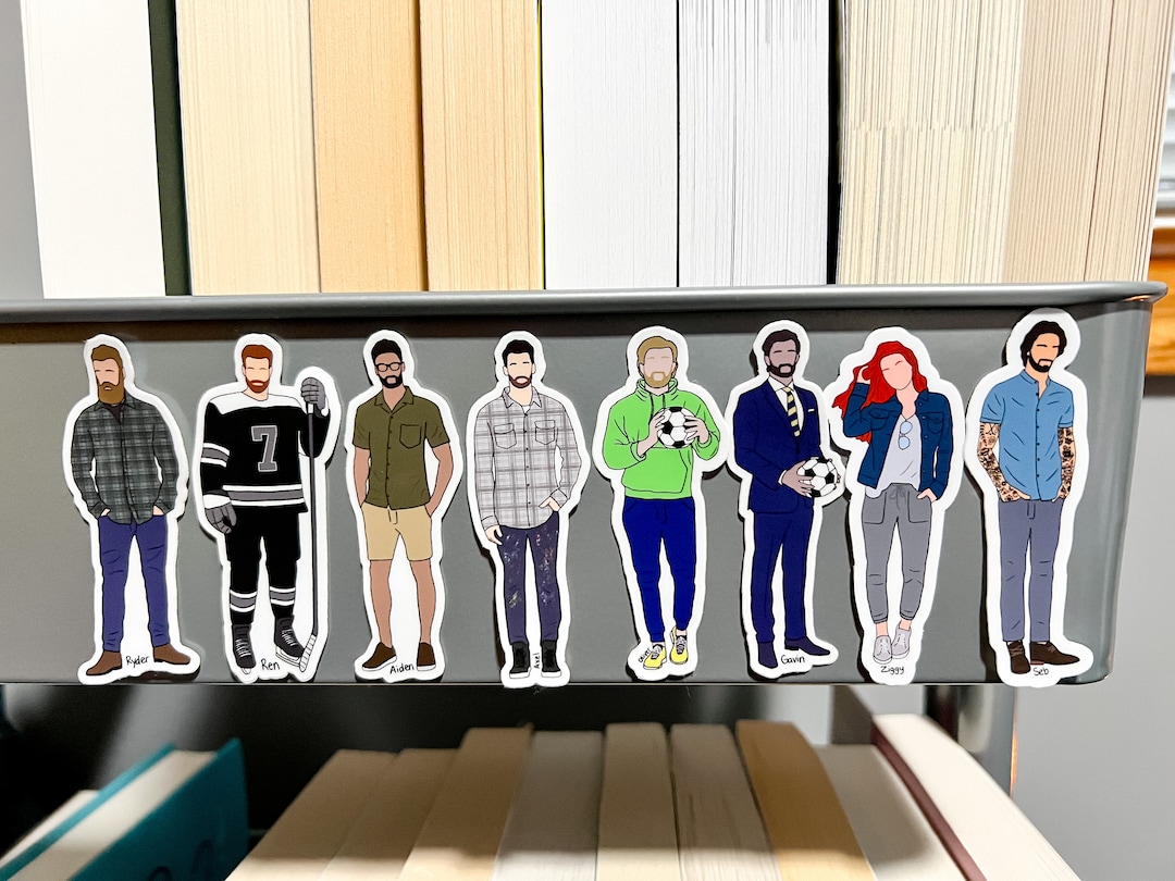 Book Boyfriend Stickers (group 4) - Etsy
