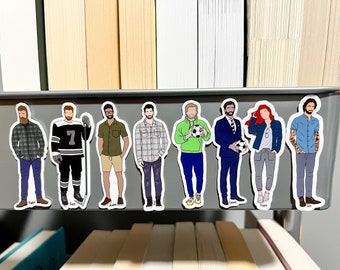 Book Boyfriend Stickers group 2 - Etsy