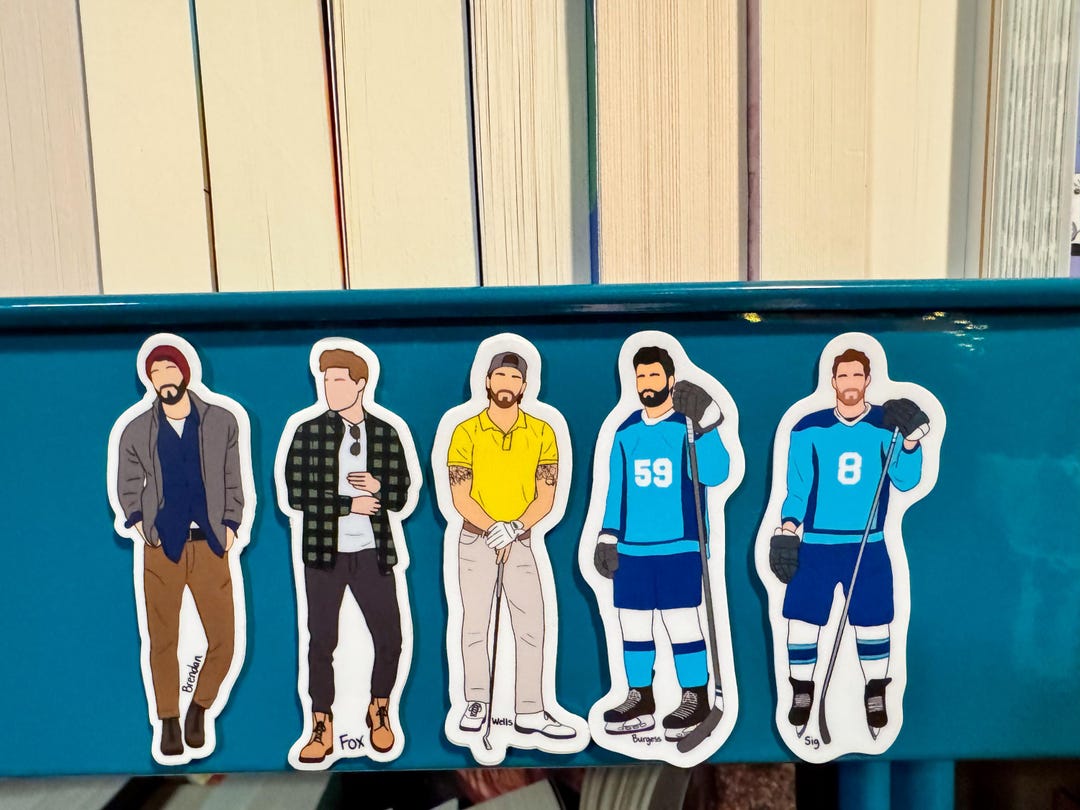 Book Boyfriend Stickers (group 3) - Etsy