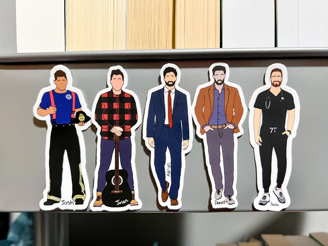 Book Boyfriend Stickers group 2 - Etsy