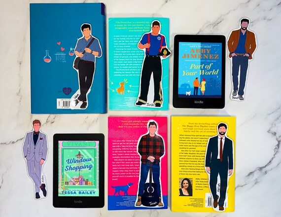 Book Boyfriend Bookmarks group 2 | Etsy