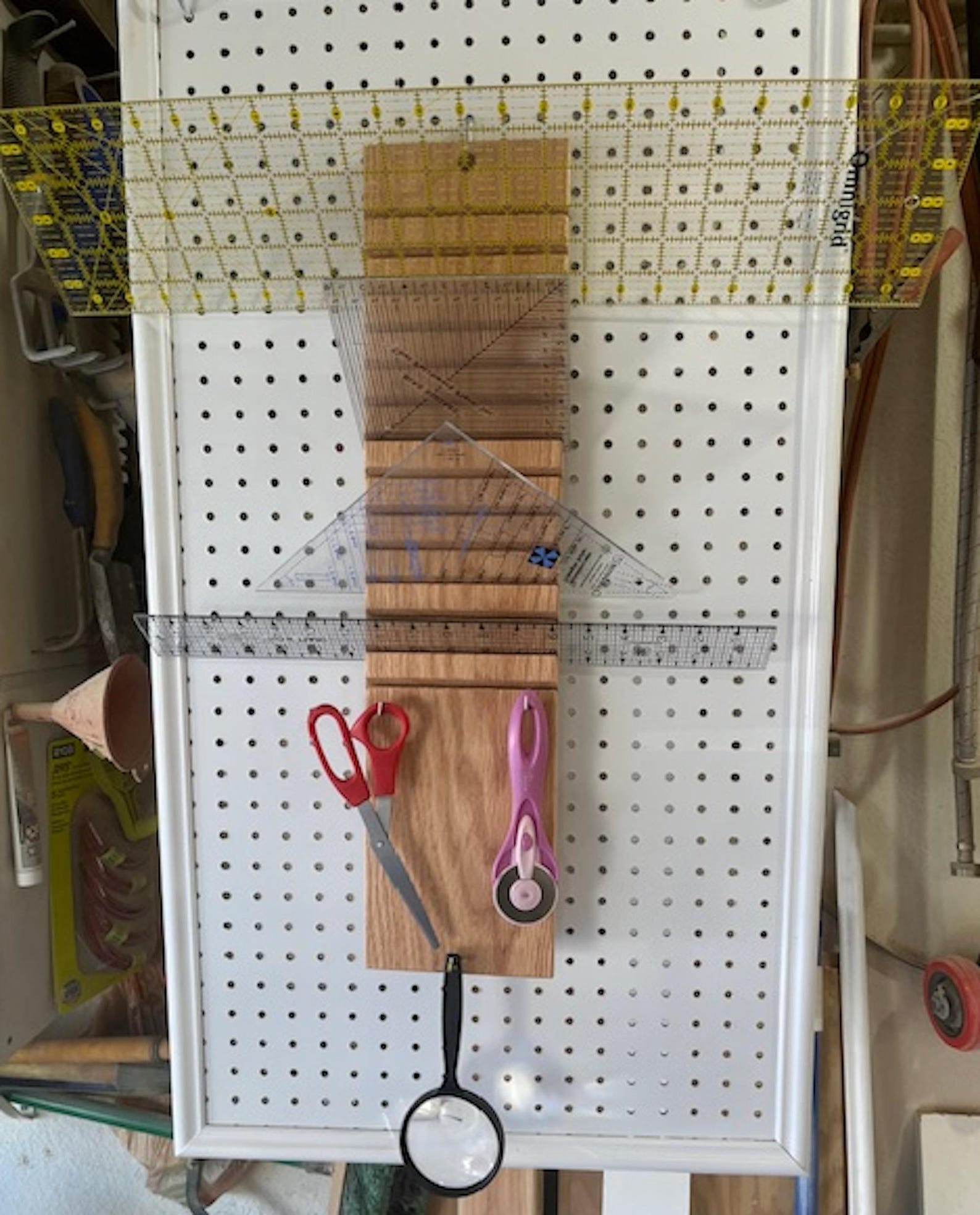 Ruler Holder Vertical Wall Mount - Etsy