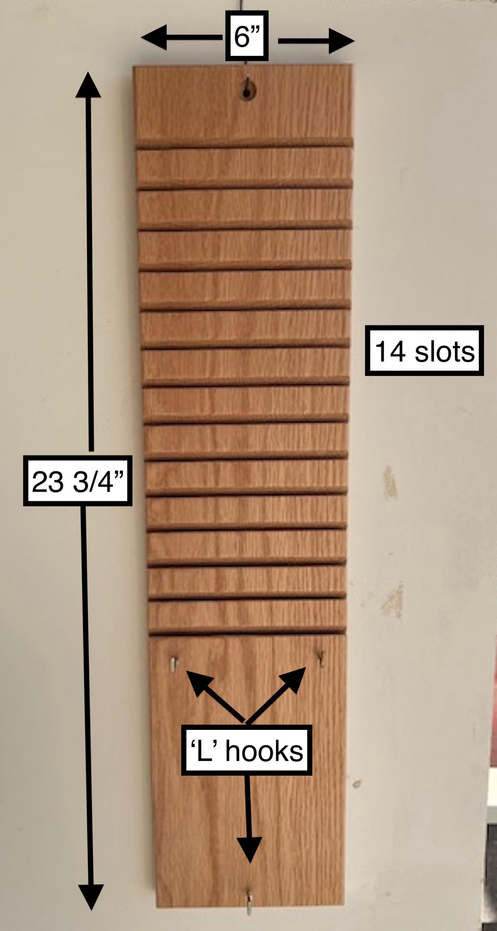 Ruler Holder Vertical Wall Mount - Etsy