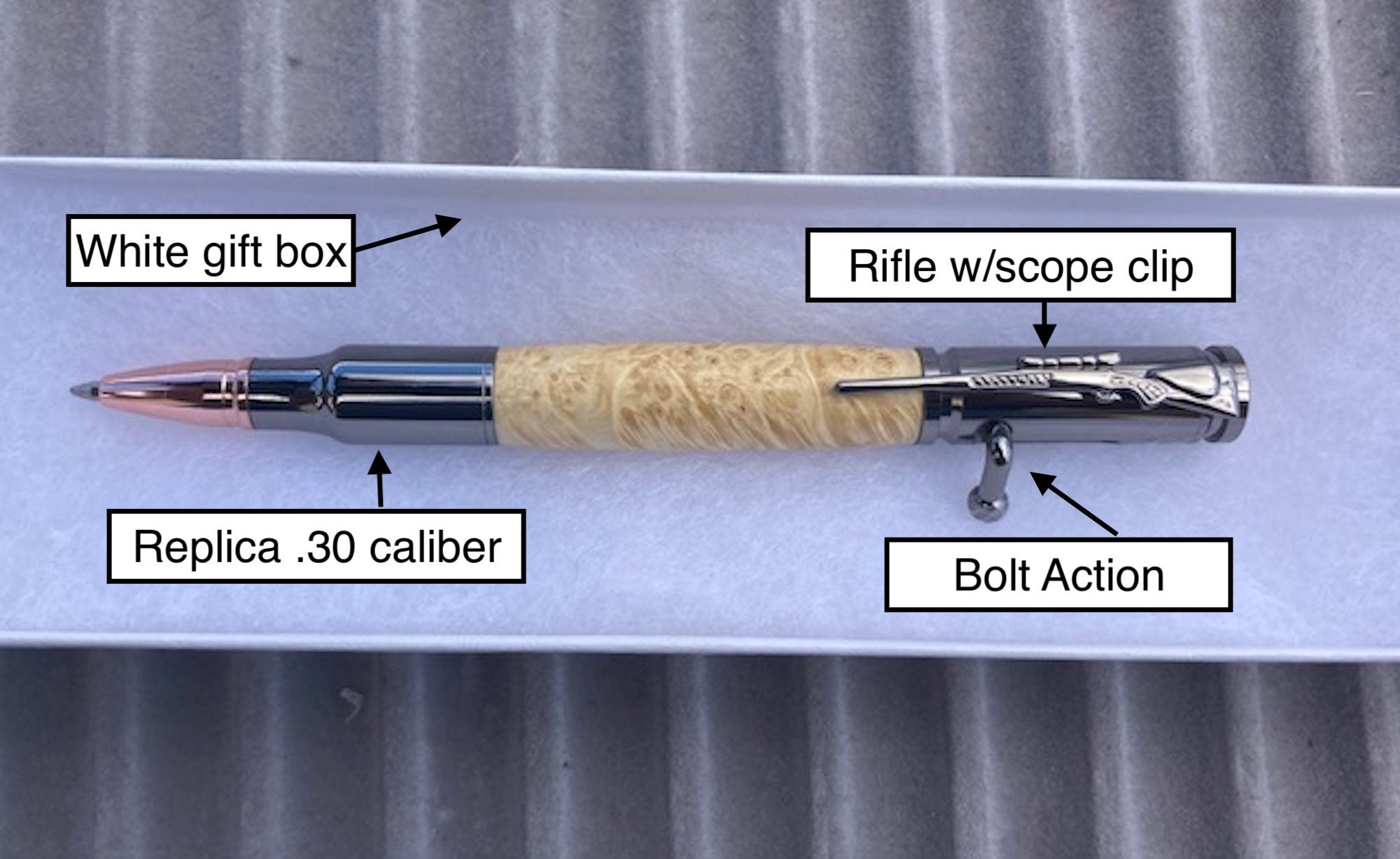 Bolt Action Pen in Gun Metal - Etsy