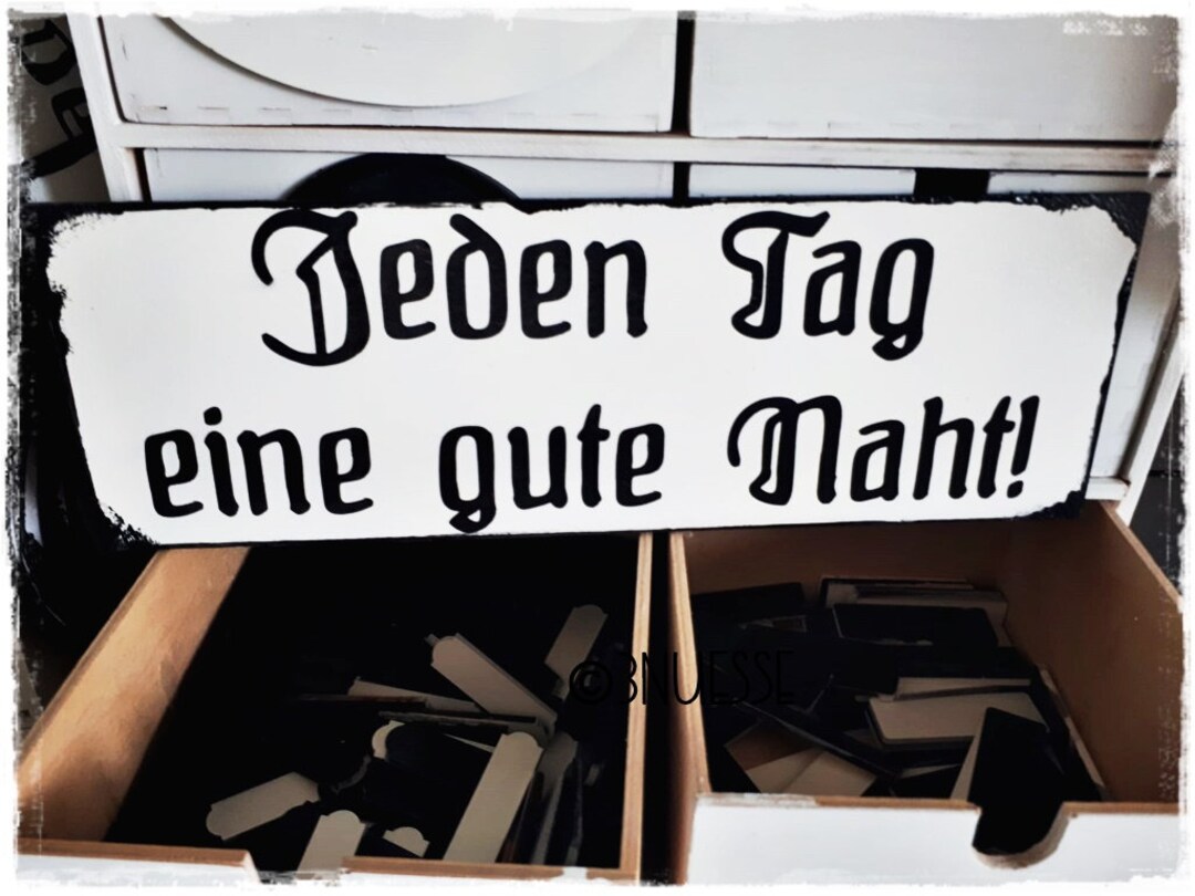 WOODEN SIGN Every Day a Good Seam 30 X 10 Cm Shabby Fake Enamel Sign - Etsy