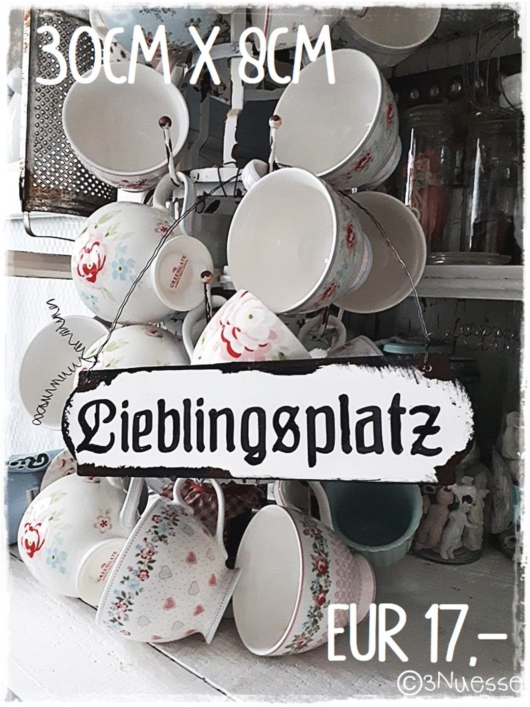 WOODEN SIGN 30 Cm Favorite Place Shabby Fake Enamel Sign - Etsy