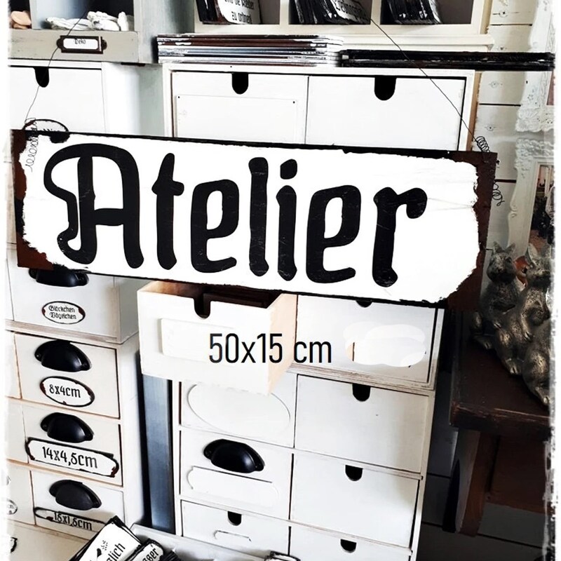 Atelier Sign - Etsy