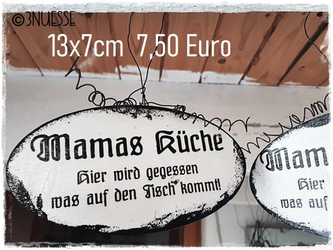 WOODEN SIGN 13 X 7 Cm Shabby Fake Enamel Sign Individually - Etsy