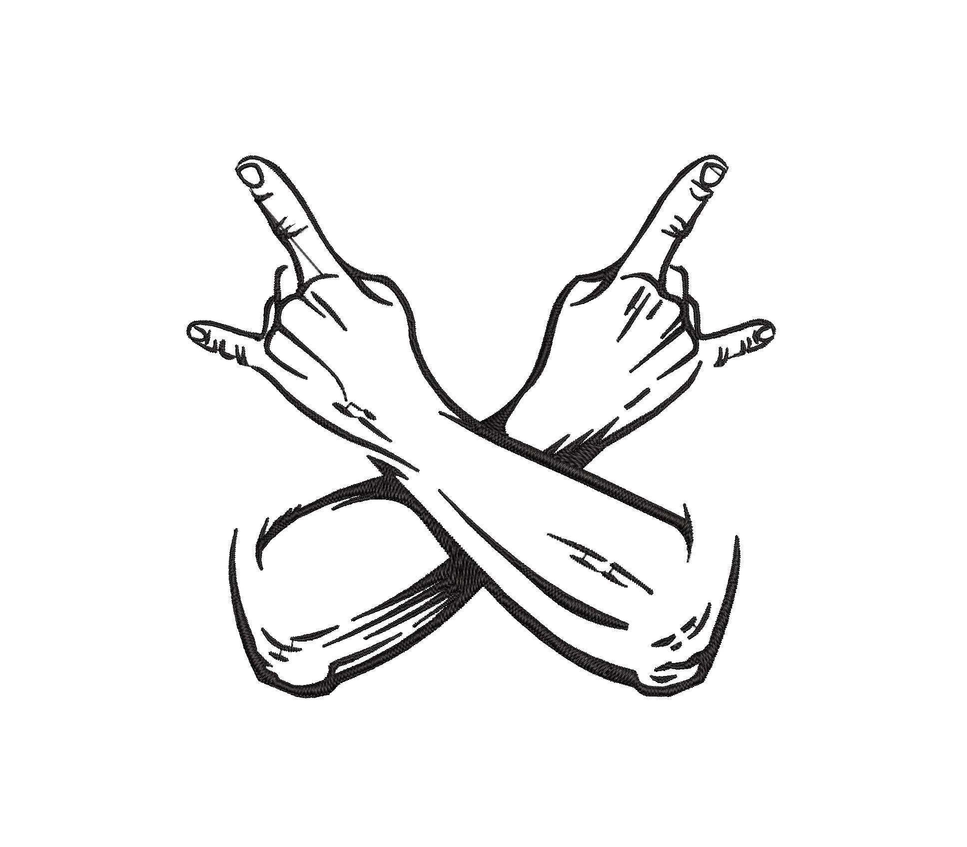 Rock Hand, Rock and Roll - Etsy