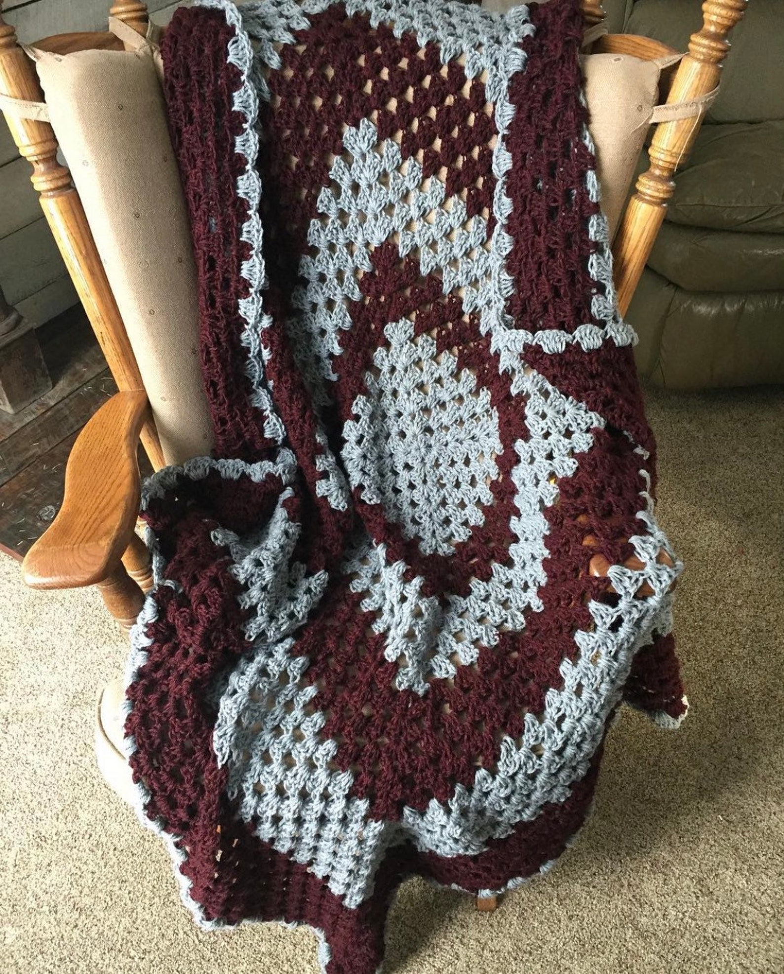 Endless Granny Square Blanket - Etsy
