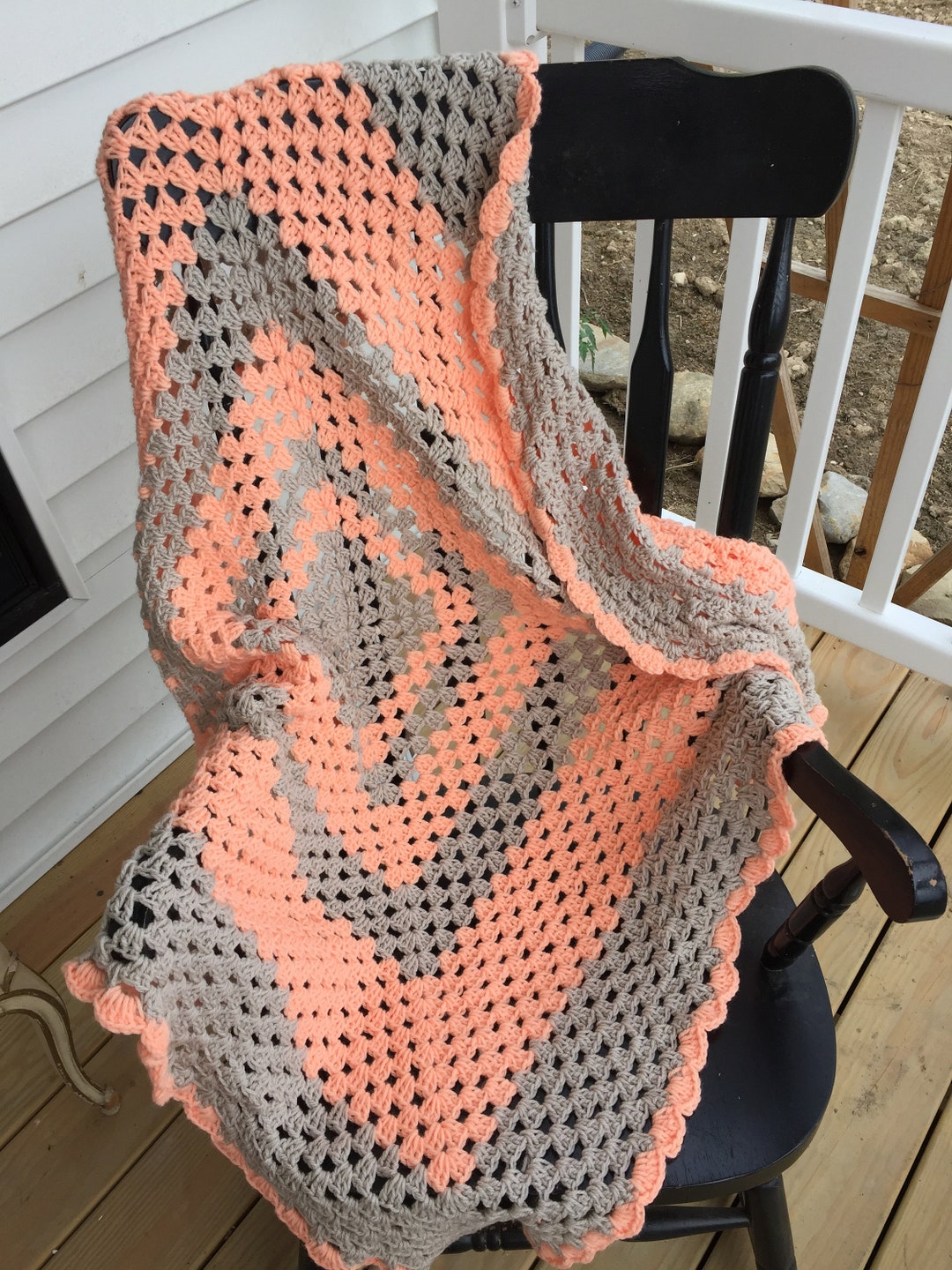 Endless Granny Square Blanket - Etsy