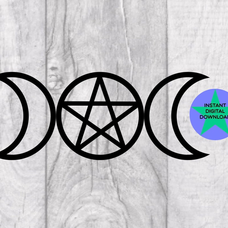 Triple Goddess Svg - Etsy