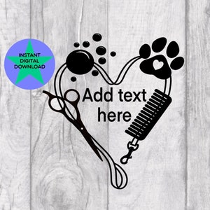 Dog Grooming Svg Dog Grooming Png Pet Grooming Paw Print - Etsy