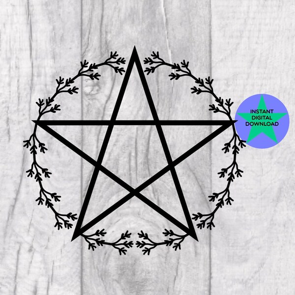 Wiccan Pentacle - Etsy