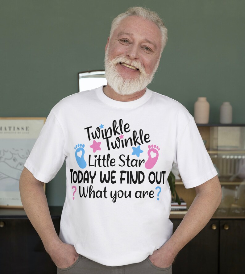 Twinkle Twinkle Little Star Gender Reveal, Sublimation Design ...