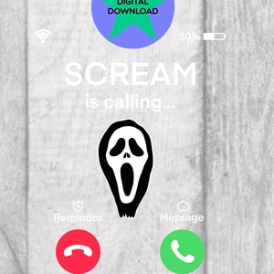 Incoming Call Scream, Scream is Calling, Cell Phone Call Screen ...