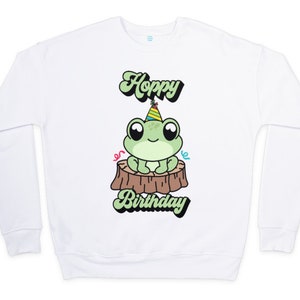 Birthday Frog SVG, Cute Green Frog Svg, Frog Sublimation Design ...