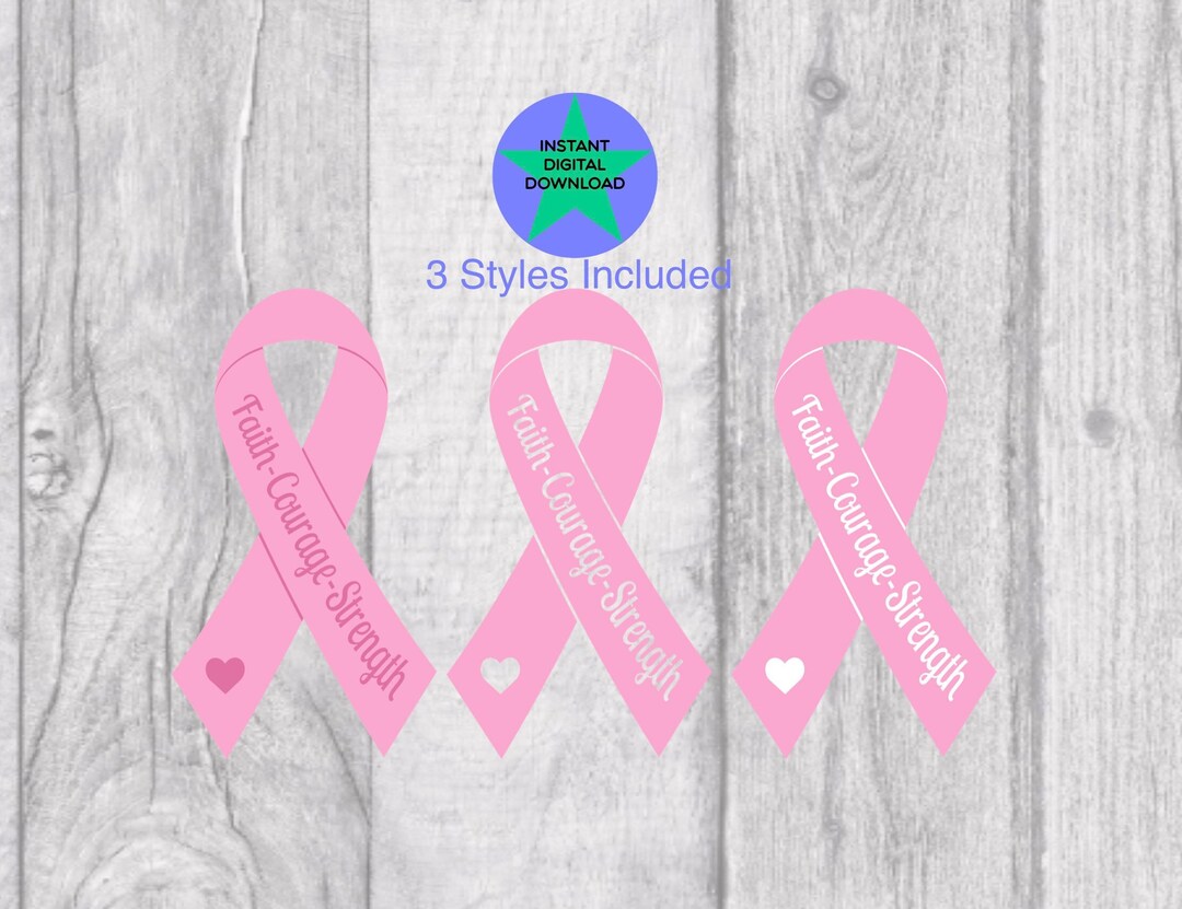 Breast Cancer Ribbon PNG, Cancer Awareness Ribbon PNG, Pink Ribbon ...