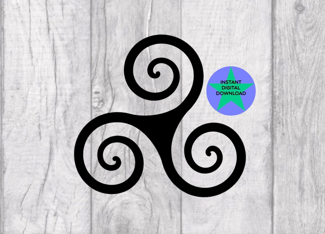 Triskele Svg Celtic Triskelion Svg Cricut Friendly 2 Files - Etsy