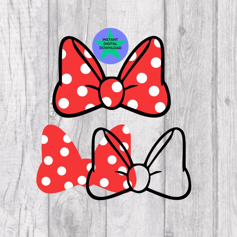 Minnie Bow Svg - Etsy