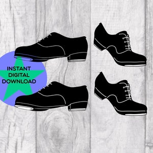 Tap Shoes SVG, PNG Clipart, Commercial Licence (digital Download) - Etsy