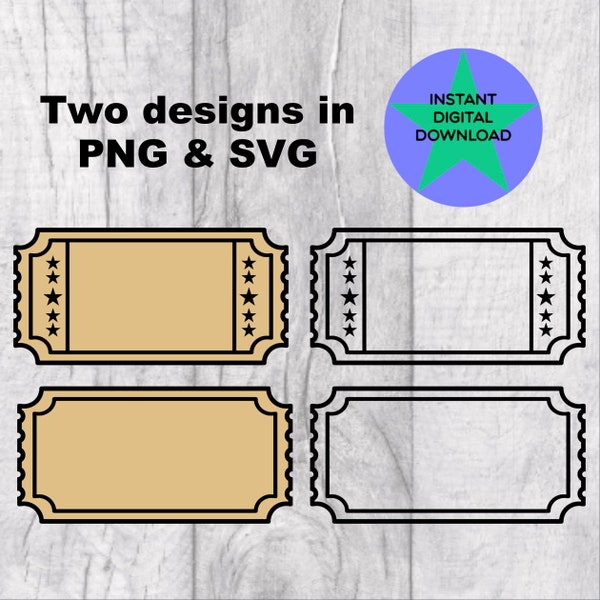 Ticket Svg - Etsy