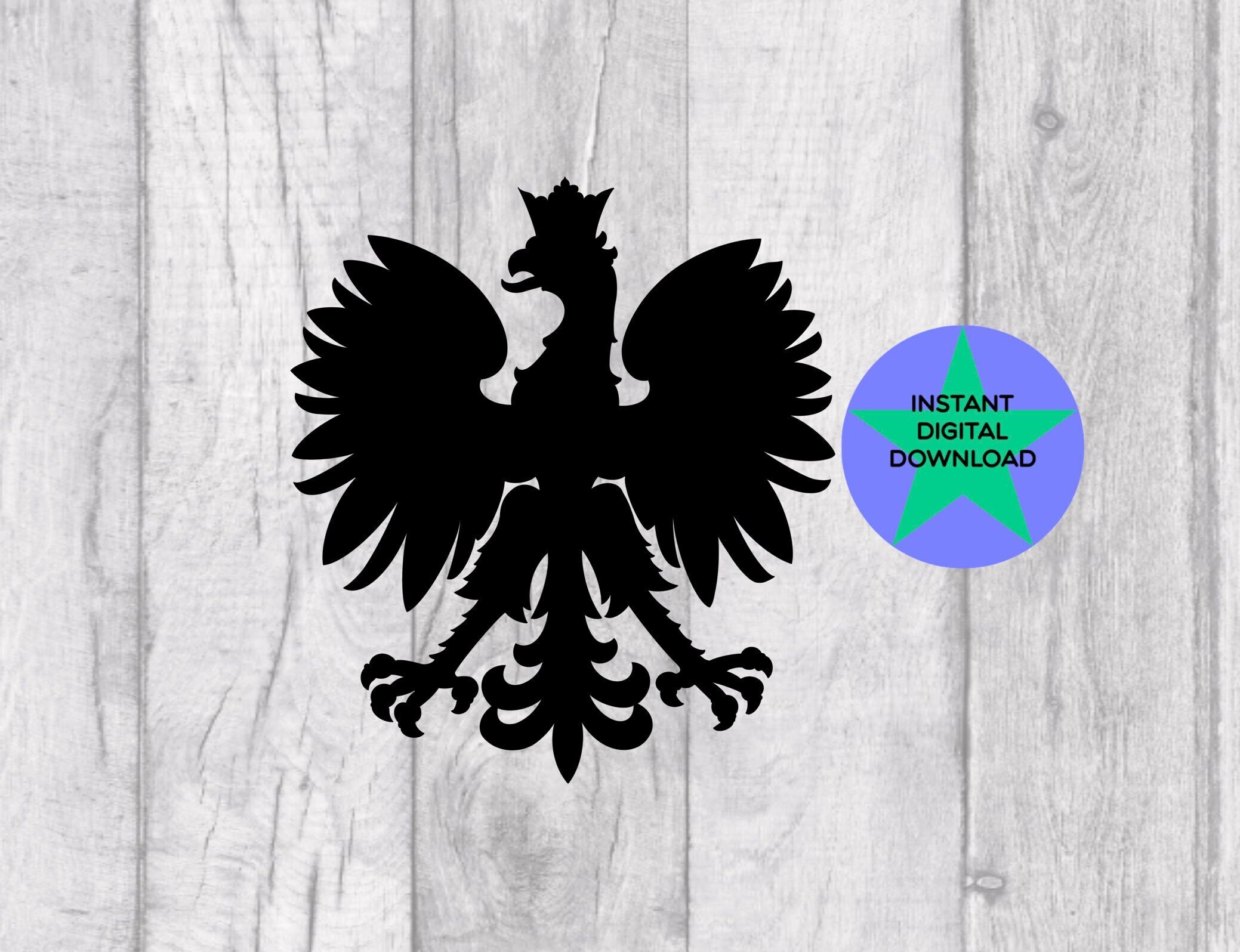 Polish Coat of Arms Svg Polish Eagle PNG & SVG Included - Etsy